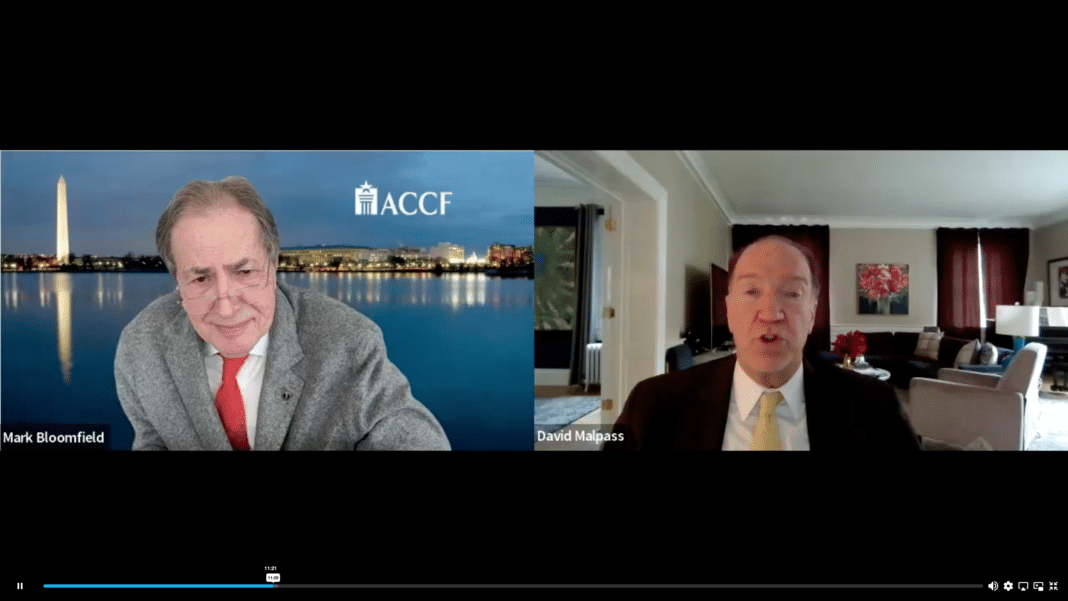 A Conversation with former World Bank Chairman David Malpass | ACCF